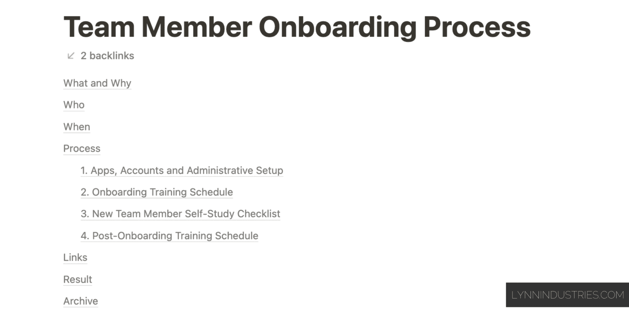 Team Onboarding - Aaron Lynn